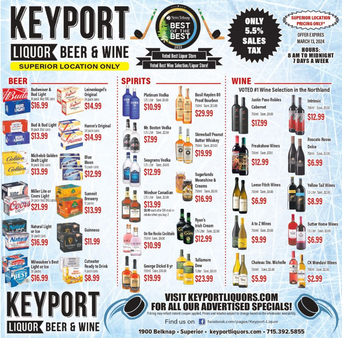 Superior Location | Keyport Liquor Store, Restaurant & Lounge